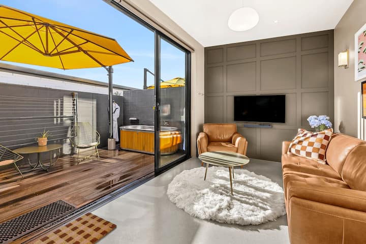 Yellow Pots Apartment C, Luxurious Outdoor Bath - Wanaka