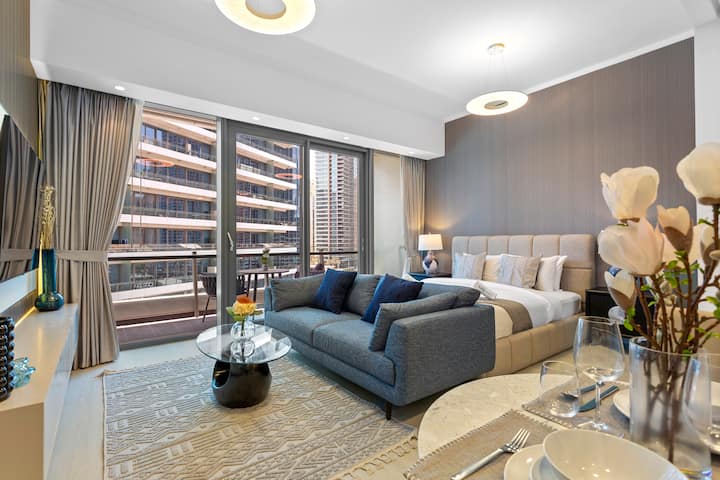 Stylish Studio With Premium Features In Marina - Dubai Marina