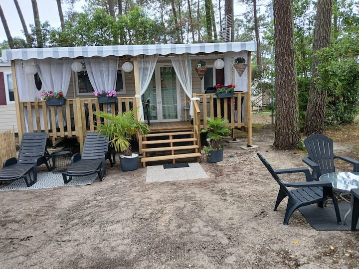 Mobil Home Climatisé( Landes ) - Lit-et-Mixe