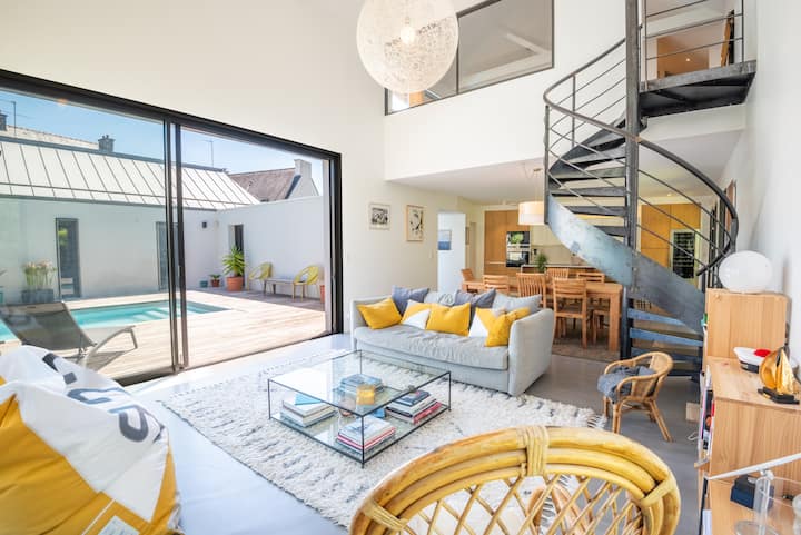 Luxe Villa Moderne Piscine 10min Plage Par Groom* - Larmor-Plage