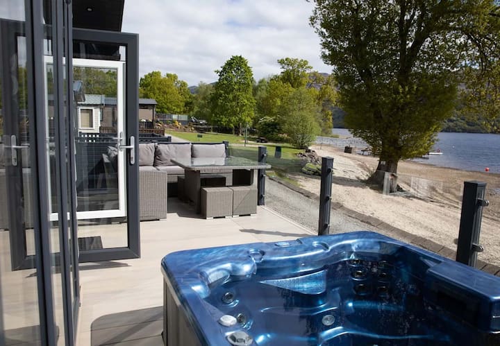 Hot Tub Lodge 2 Bedroom Loch Lomond Holiday Park - Loch Lomond