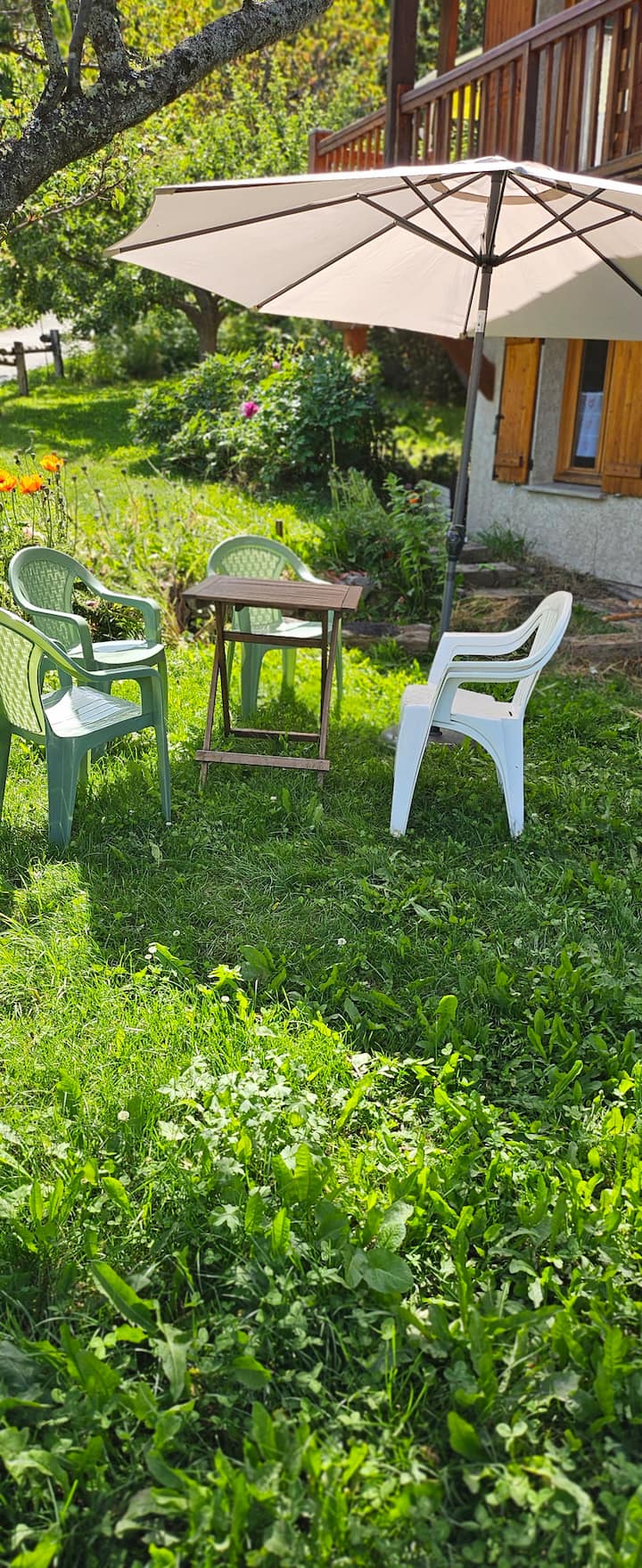 Puy St Vincent 1400 T2 Avec Jardin - Ailefroide