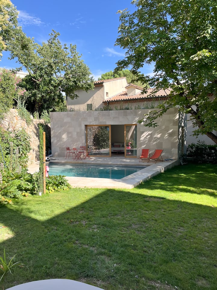 Appartement Sur Jardin, Piscine à 5 Min Du Centre - Aix-en-Provence