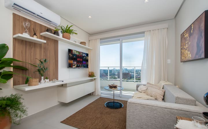 1br W/ Stunning City Views Fully Equipped - Asunción