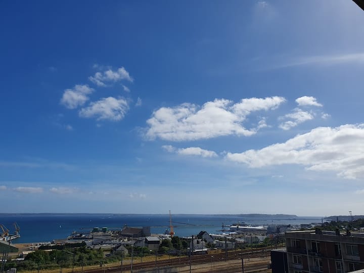 Brest Appartement Vue Mer Panoramique - Finistère
