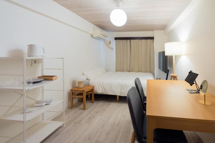 博多駅から徒歩10分/キッチン・洗濯機付/バストイレ付/wifi完備【312】 - Fukuoka, Japan