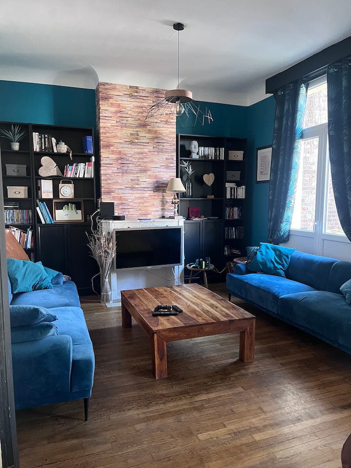 Chambre Cosy à 15mn à Pied Du Centre Ville - Valenciennes