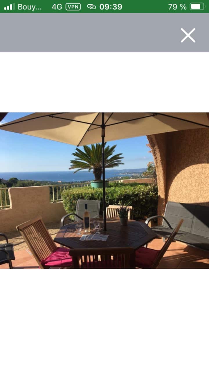 Appart F2 Vue Mer Exceptionnelle - Les Issambres