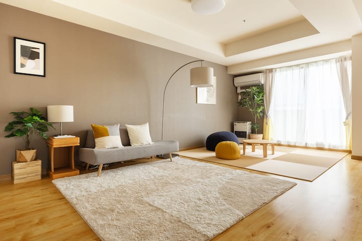 【15階絶景パノラマ】60㎡の2br+1/ スキー拠点にも最適/地下鉄や空港バス停徒歩2分 - Sapporo