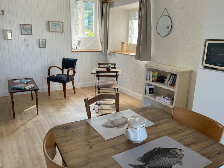 Jolie Maison à 200 M Des Plages Vue Mer - Locquirec