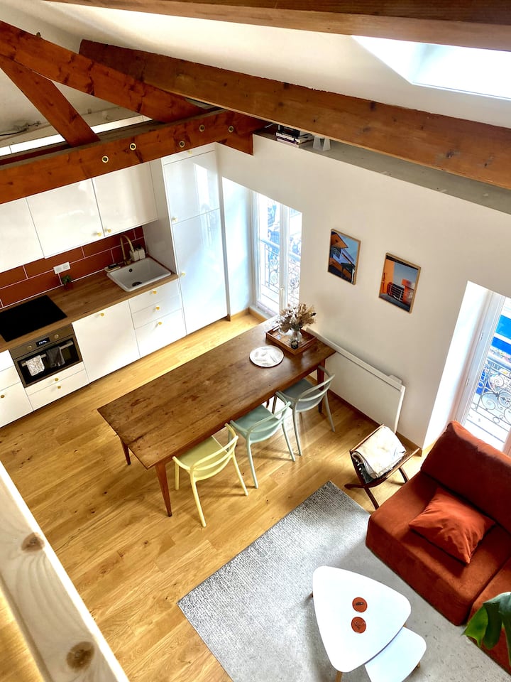 Charmant Duplex à Montmartre - Párizs