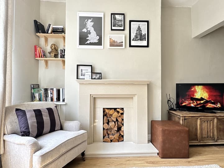 1 Min To Everton Fc | Free Parking, Farmhouse Chic - Liverpool