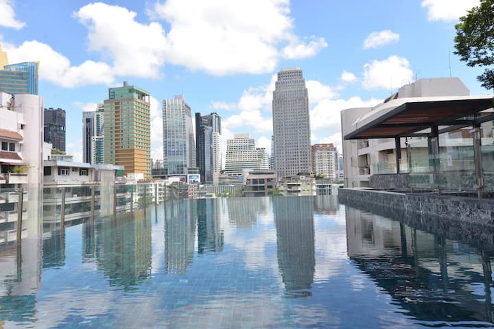 -Chambre Douillet -Bts/mrt Asok-terminal 21 Mall - 曼谷