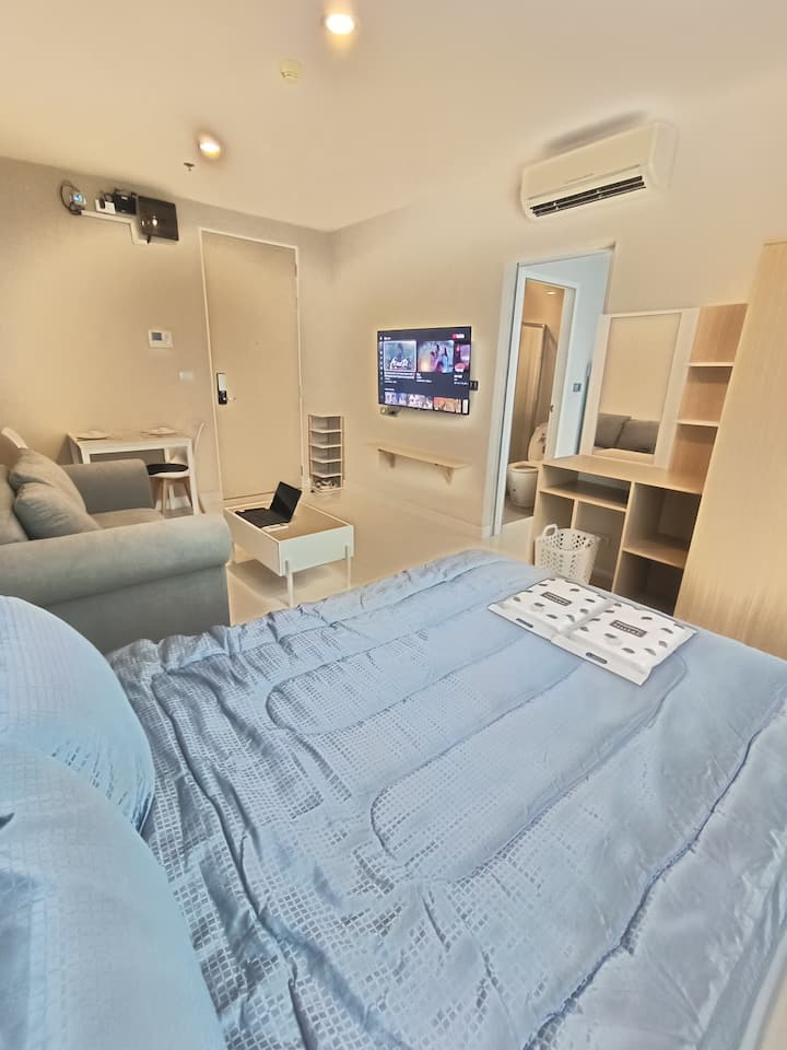 Rent/sale 1 ห้องนอน ชั้น 6 ใจกลางเมือง ใกล้ Bts - Bangkok
