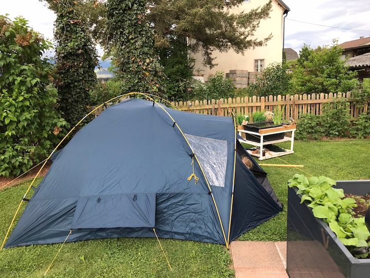 Silent Camping - Bezugsfertiges Zelt Am Pferdehof - Spielberg