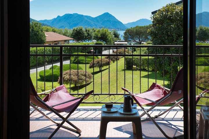 Miralago - Lake View Terrace Apt Near The Beach - Mergozzo