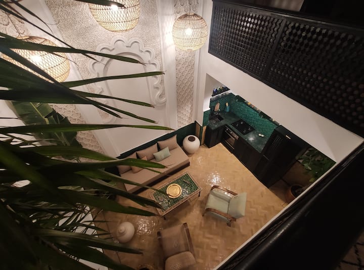 Riad Mahitia, Privé, 3ch, Bassin, Medersa - Marrakech
