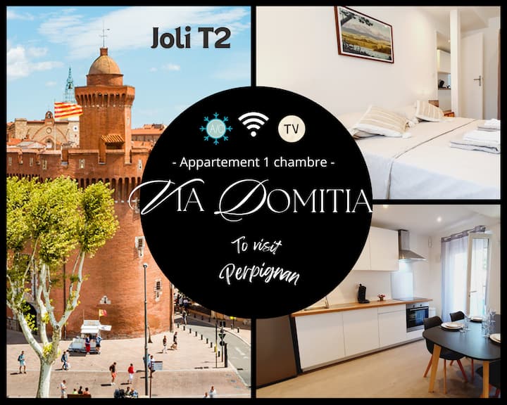 Joli T2_via Domitia - N°3 - Perpignan