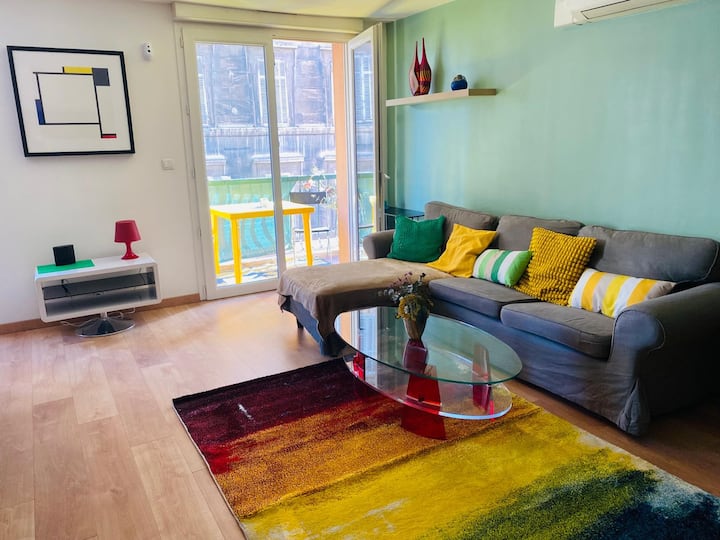 T3 De 80m2- Proches St Charles/commerces -Balcon - Marseille