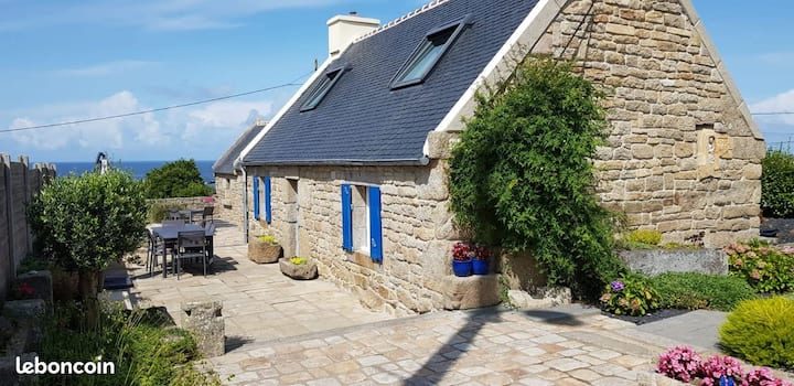 Maison En Pierre Typique Vue Mer - Lampaul-Plouarzel