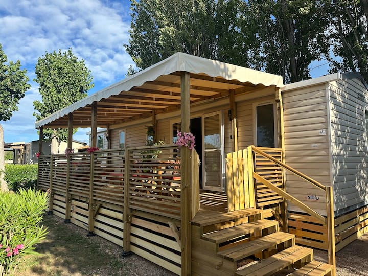 Mobil Home Camping La Carabasse - Vias