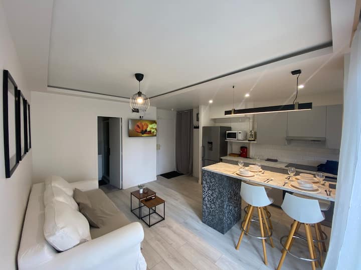 Appart Cosy Avec Grande Terrasse - Colombes