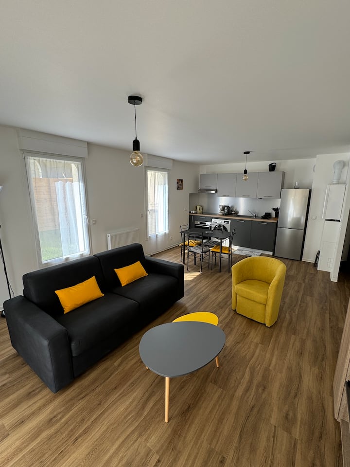 Grand F2 Lumineux - Proche Mer - Plage Luc-sur-Mer