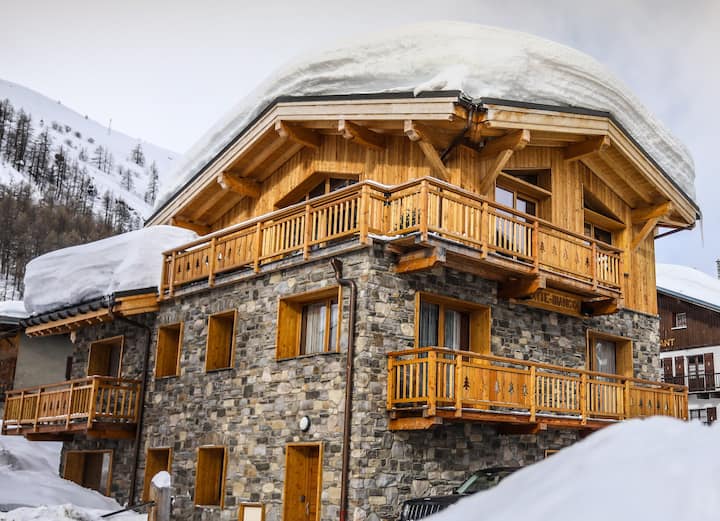 Chalet Monte Bianco -12 Personnes - 5 Chambres - Tignes