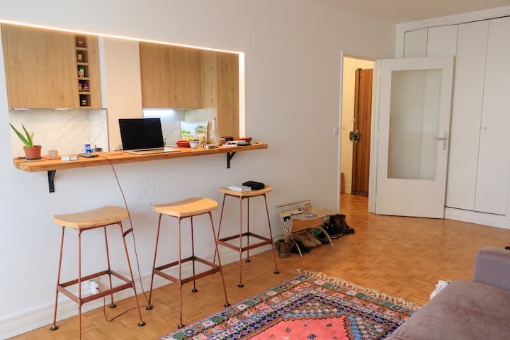 T2 Tout Confort Avec Balcon, Parking Et Calme - Párizs