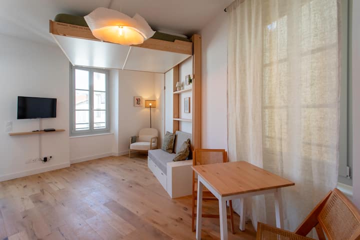 Central Balcon à 5mins Vieux Nice & Mer Clim Wifi - Villefranche-sur-Mer