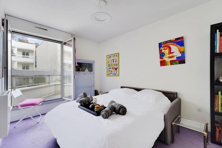 Chambre Et Salle De Bain Privée Avec Terrasse - Boulogne-Billancourt