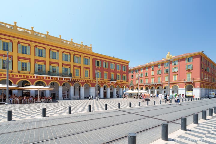 Evasion Chic Duplex Luxe Place Massena - Nizza