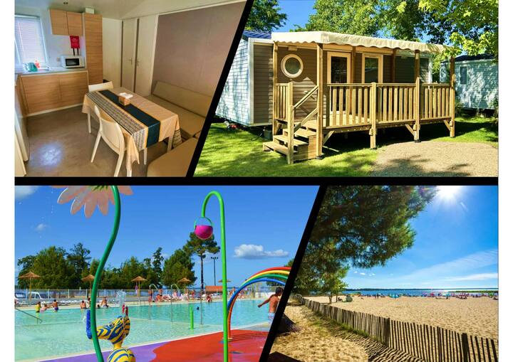Mobil-home Confort Camping 4* - Biscarrosse
