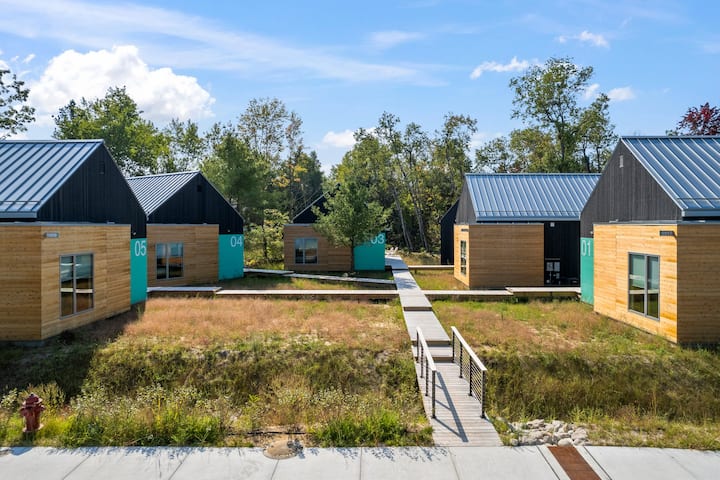 21 Scandi Cabins | Sleeps 50+ | Private Community - Traverse City, MI