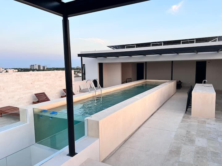 Lujoso Departamento Con Piscina + Gym En Mérida - Yucatan