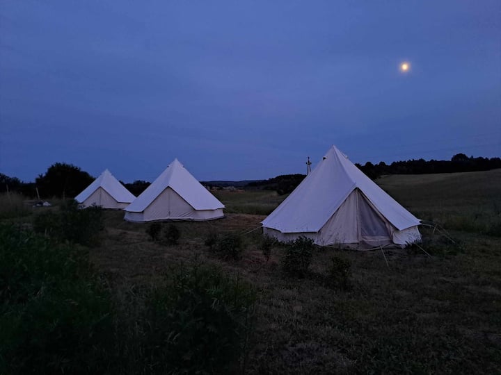 Camping "Pole I Las" - Wygodne Namioty - Mazury