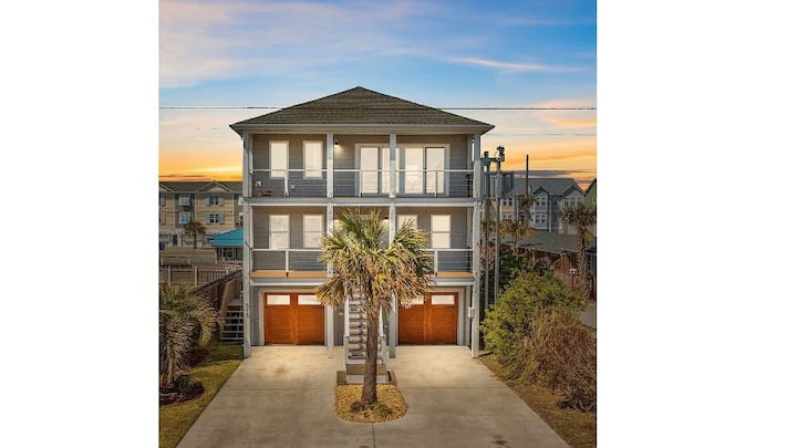 Saltwater Pool, Hot Tub, Steps-2-sand, Dogs Ok - Surf City, NC