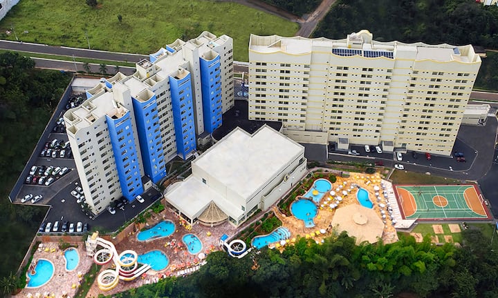 Flat Caldas Novas Próximo Centro Golden Dolphin131 - Caldas Novas