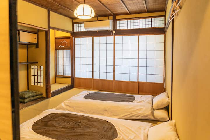 京町家の二階の和室(バルコニー付) - Kyoto
