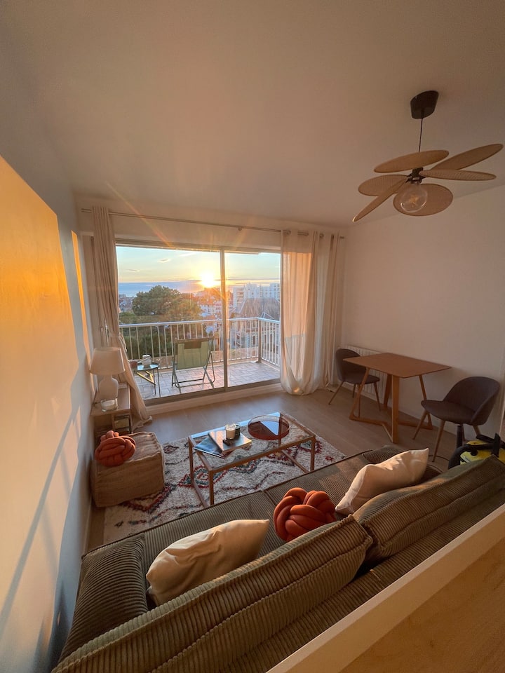 T2 Vue Mer, Terrasse Et Parking - Biarritz