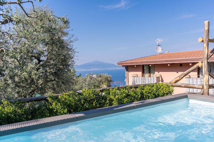 Villa Caruso Heated Pool, Sea View - Sorrent
