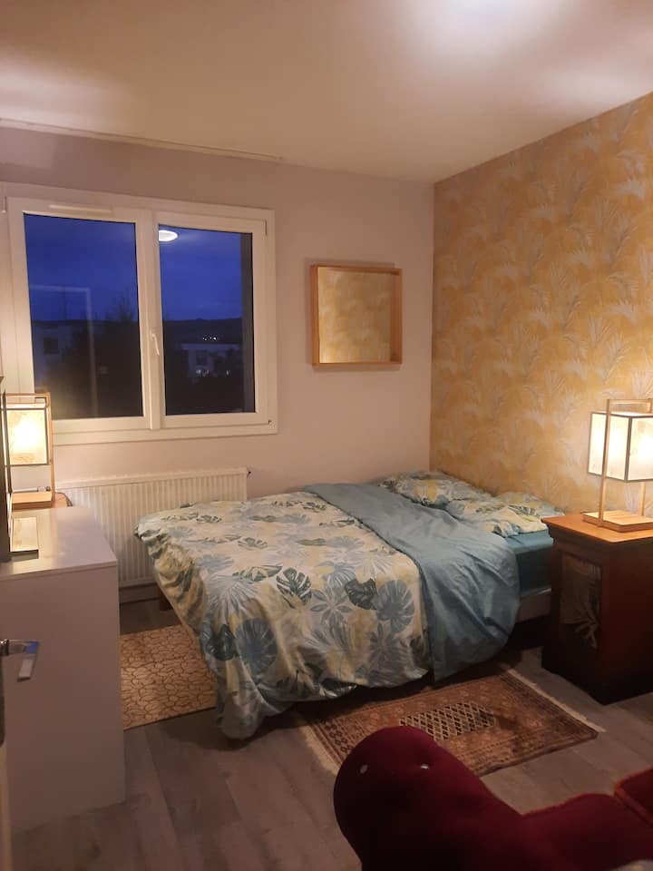 Jolie Chambre Cocooning Confort - Annecy