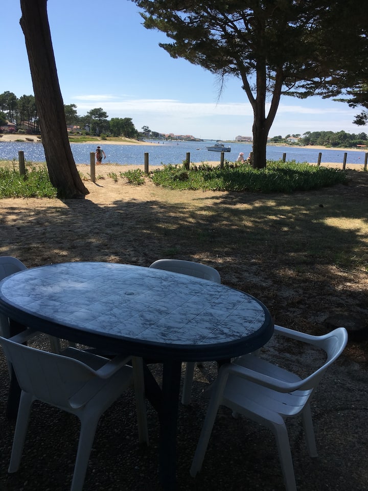 Mimizan Plage Appart Très Calme Au Bord De L'eau - Mimizan Plage