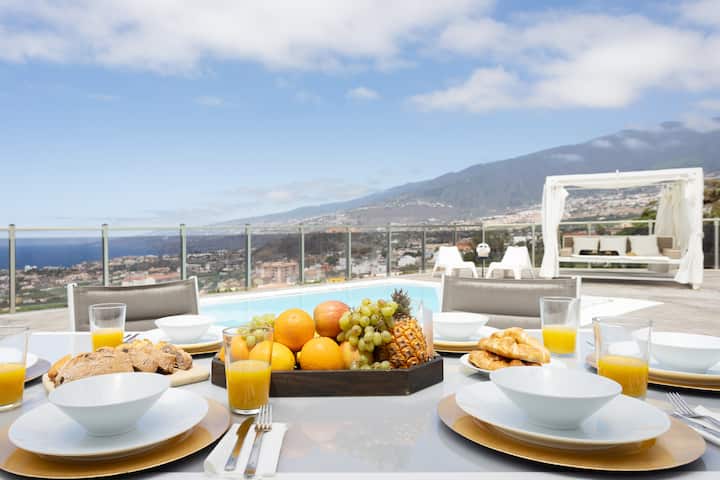 Concordia Luxury Villa Views Heated Pool - Puerto de la Cruz