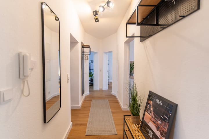 Modern & Zentral, 90qm, 3 Schlafzimmer, Balkon, Tv - Fulda