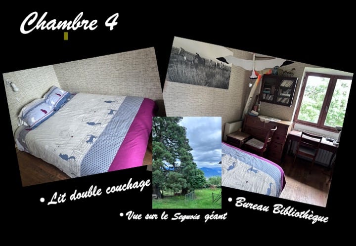 Chambre Lumineuse - Lit Double - Chambéry