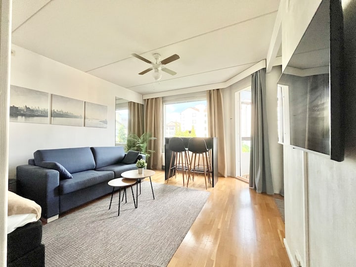 Ep City Suite – Sauna, Balcony & Free Parking - Tampere