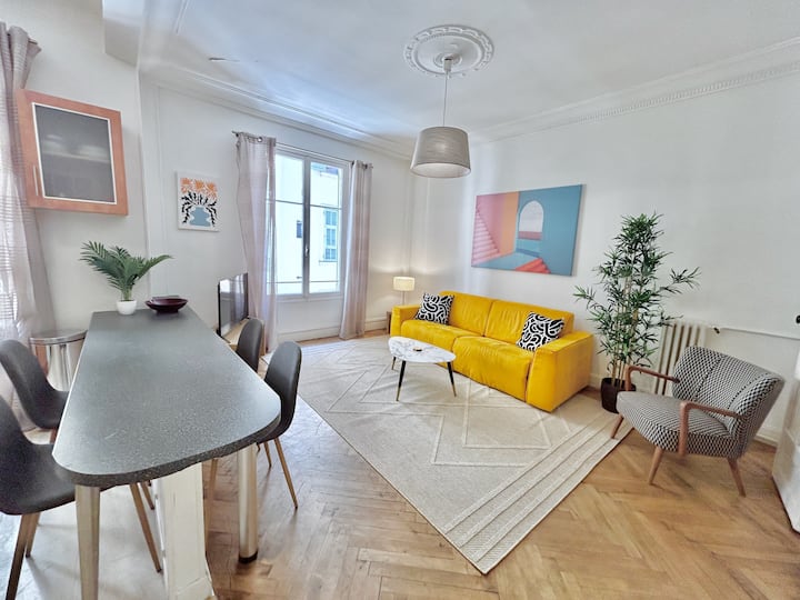 Charmant 3p En Centre Ville, Spacieux Et Climatisé - ニース