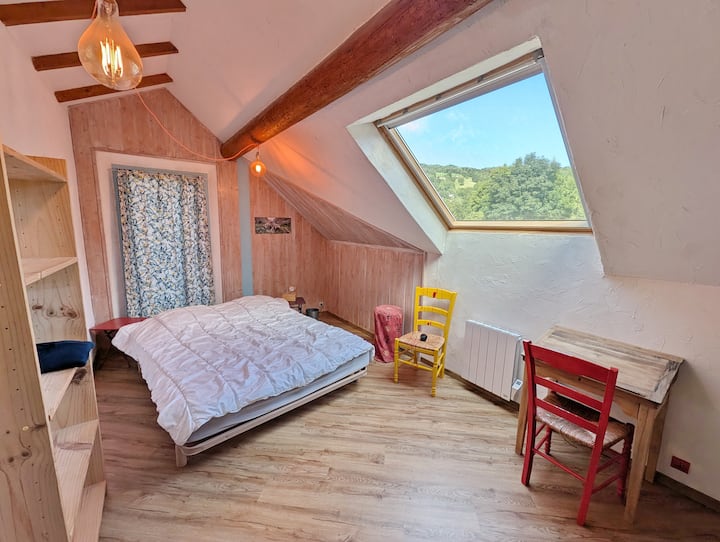 1 Grande Chambre à La Montagne - La Féclaz