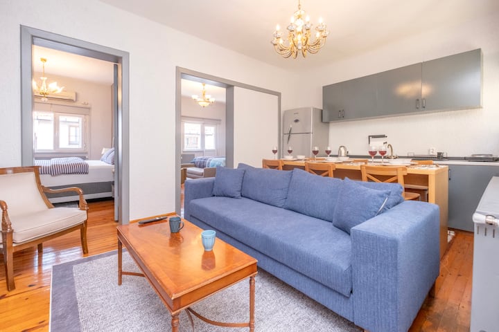 Stylish Galata 3br W/ Balcony & Bosphorus View/ac - İstanbul